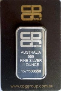 CPG Silver Minted Bar 1oz - Bullion Now