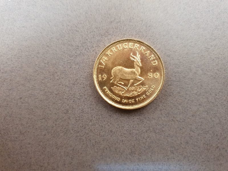 Random SA Mint Gold Krugerrand 22ct Coin 1/4oz - Bullion Now