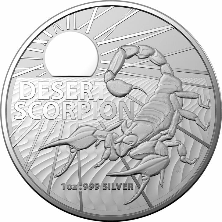 2022 Royal Australian Mint Silver Desert Scorpion Coin 1oz - Bullion Now