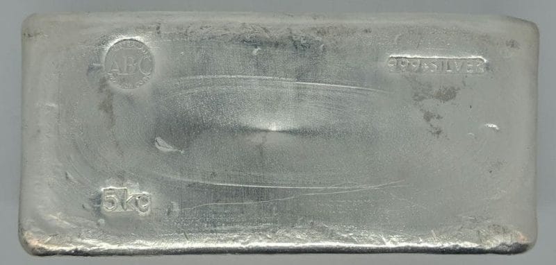 Buy Back Silver Cast Bar 5kg - Bullion Now
