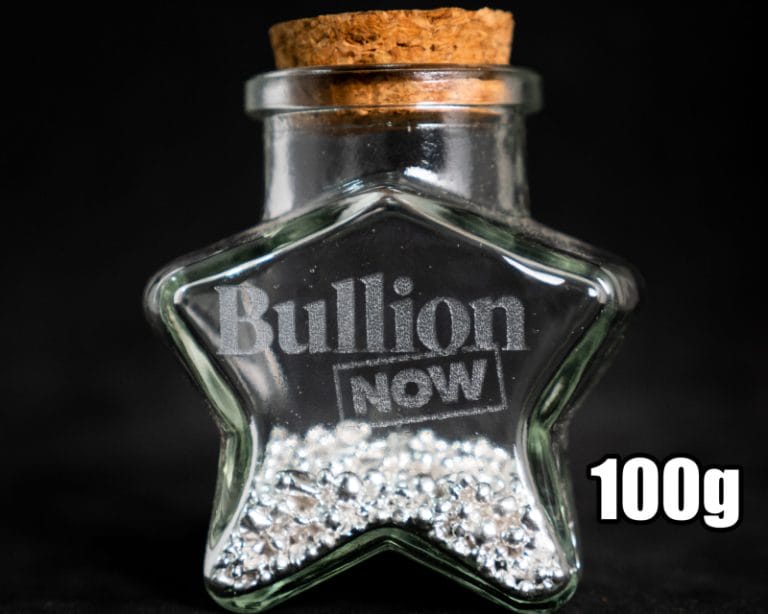 Empty Star Bottle with Cork Lid - Bullion Now