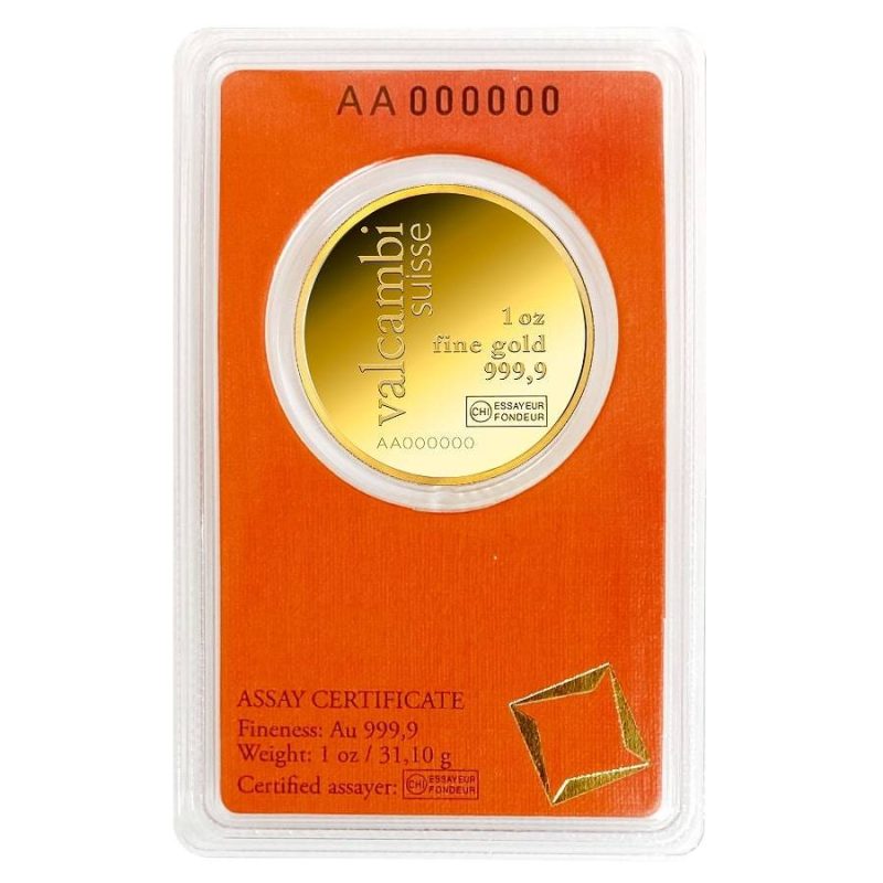 Valcambi Gold Round 1oz - Bullion Now