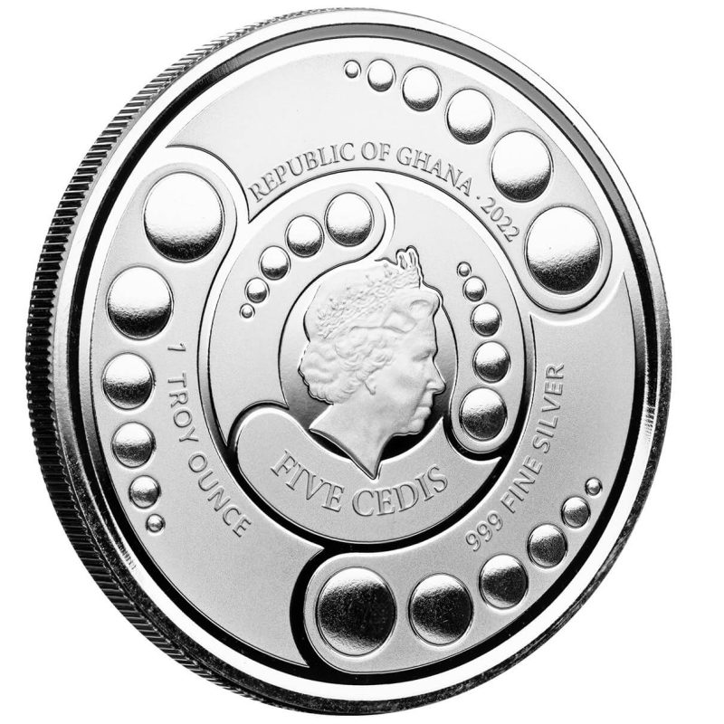 2022 Scottsdale Mint Silver Ghana Alien Coin 1oz - Bullion Now