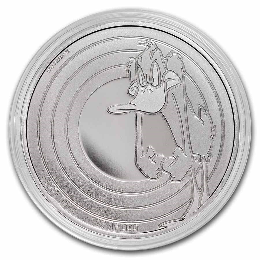 2022 Silver Samoa Looney Tunes Daffy Coin 1oz - Bullion Now