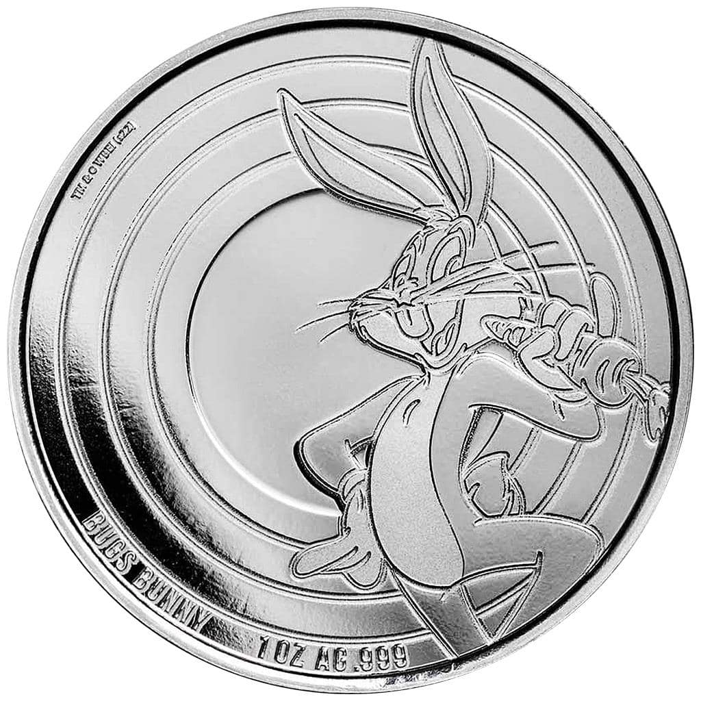 2022 Silver Samoa Looney Tunes Bugs Bunny Coin 1oz - Bullion Now
