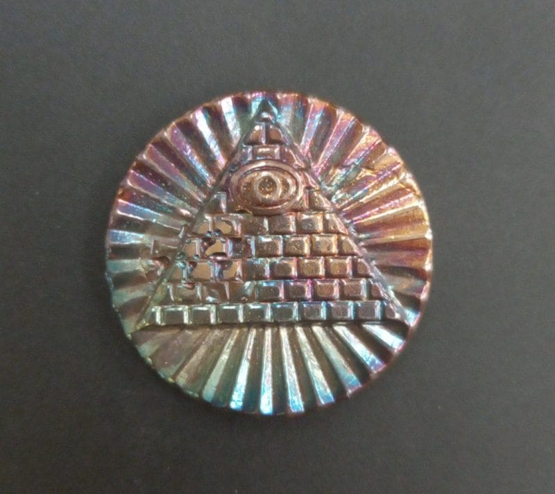 Smithy's Bullion Silver Round Illuminati Coloured Cast Bar 5oz ...