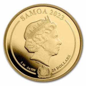 2023 Gold Samoa Batman Coin 1oz - Bullion Now