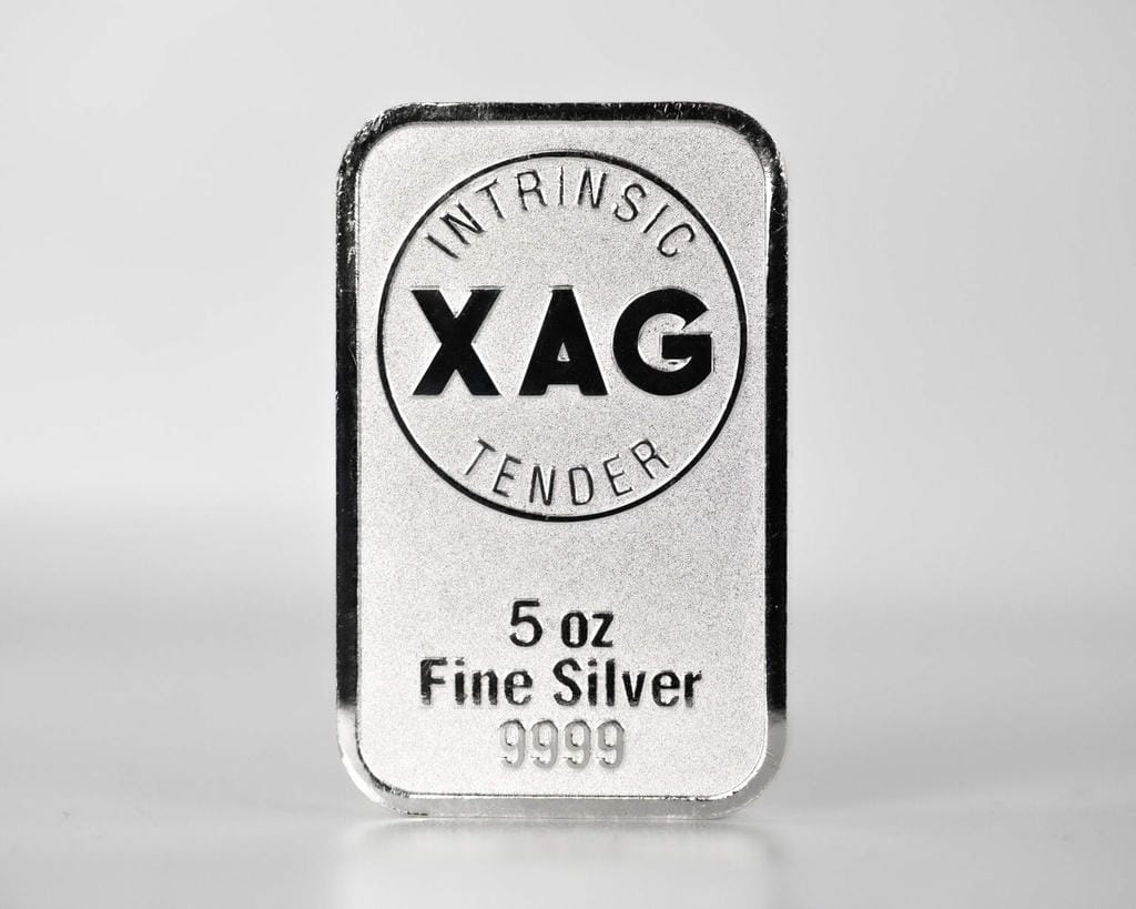 Intrinsic Tender Silver XAG Minted Bar 5oz Bullion Now intrinsic-tender-silver-xag-minted-bar-5oz-bullion-now