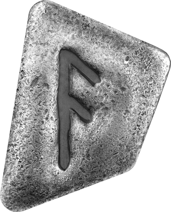 2023 Germania Mint Silver Rune Set Cast Bar 6x1oz - Bullion Now