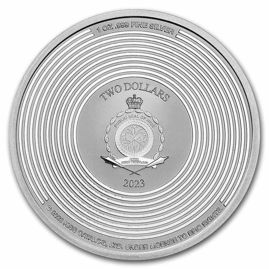 2023 Silver Niue KISS 50th Anniversary Coin 1oz - Bullion Now