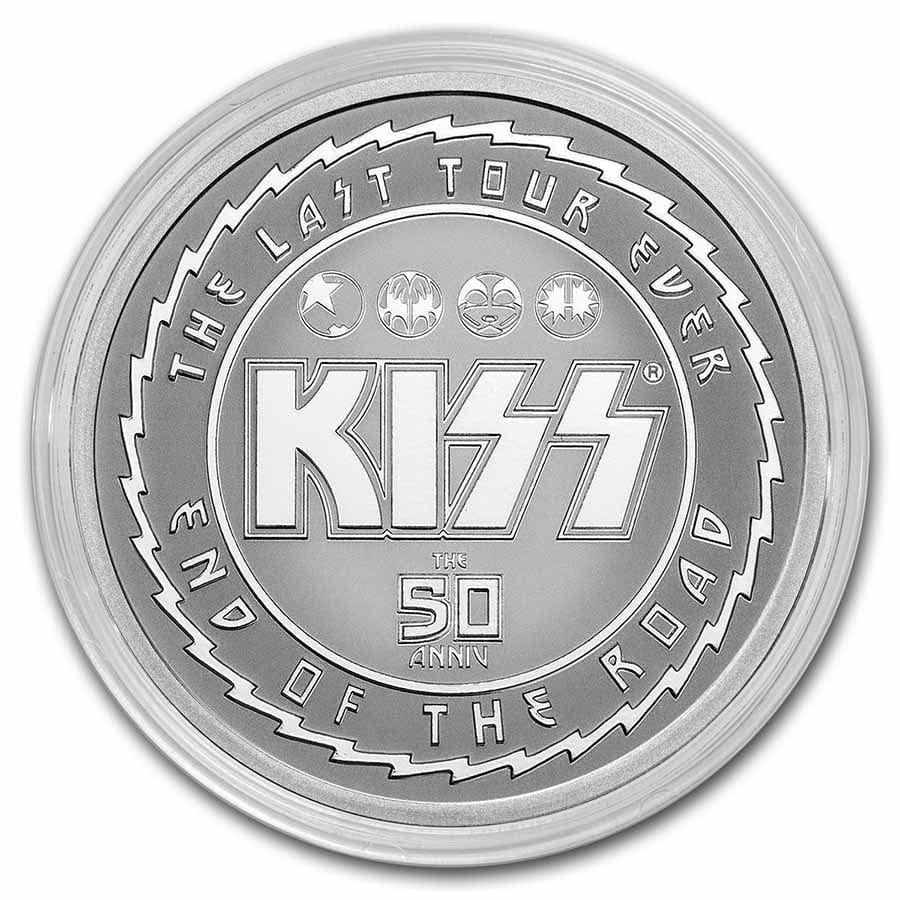 2023 Silver Niue KISS 50th Anniversary Coin 1oz - Bullion Now