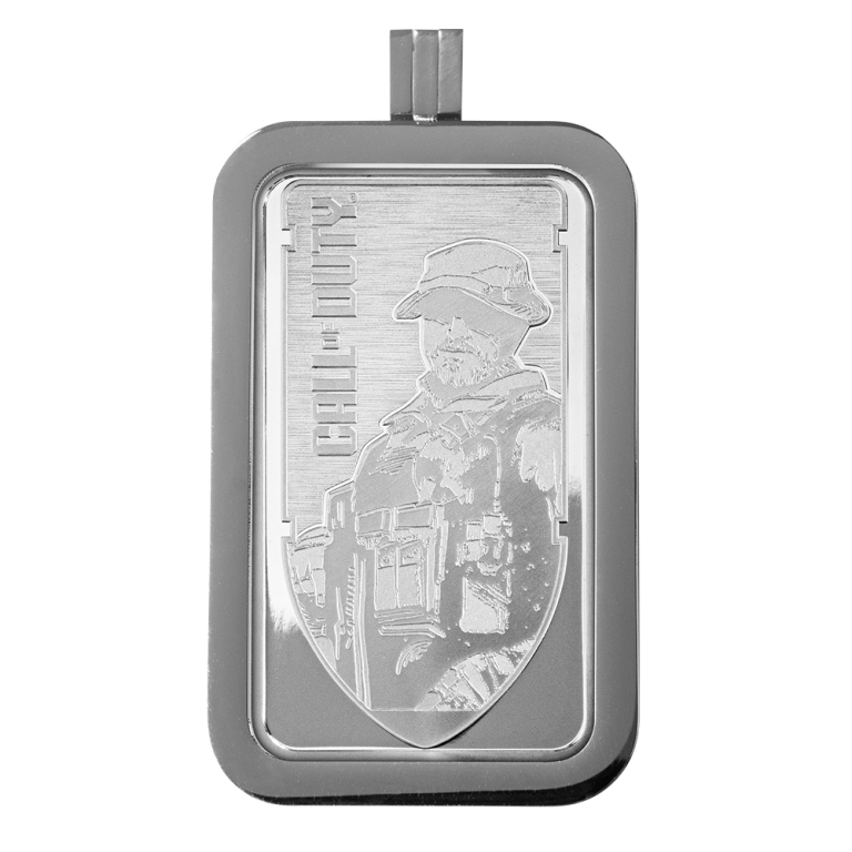 PAMP Silver Call of Duty Minted Bar 1oz - Bullion Now