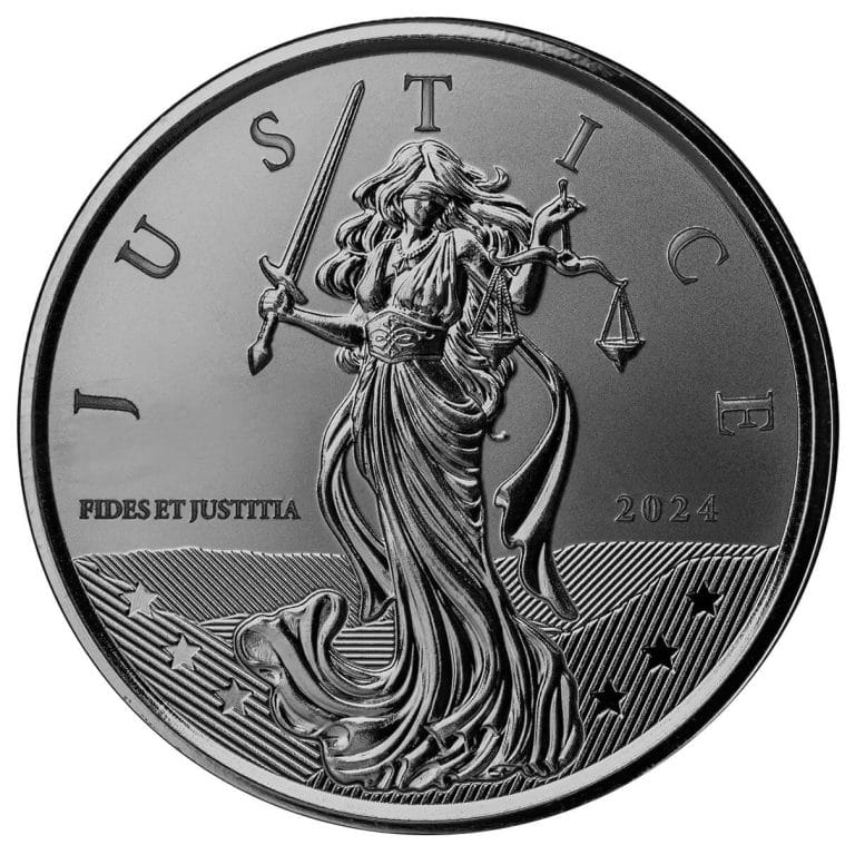 2024 Scottsdale Mint Silver Justice Coin 1oz - Bullion Now