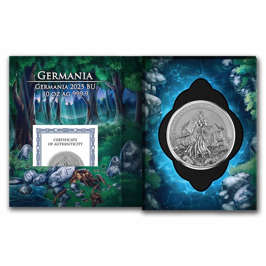 2025 Germania Mint Silver Germania Coin 10oz - Bullion Now