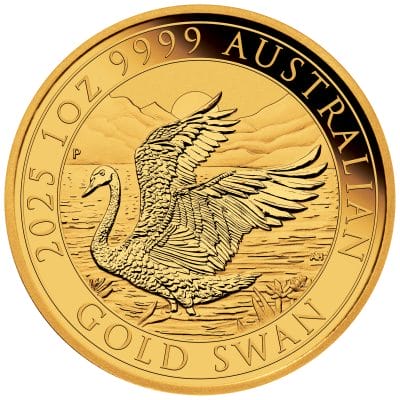 2025 Perth Mint Gold Swan Coin 1oz - Bullion Now