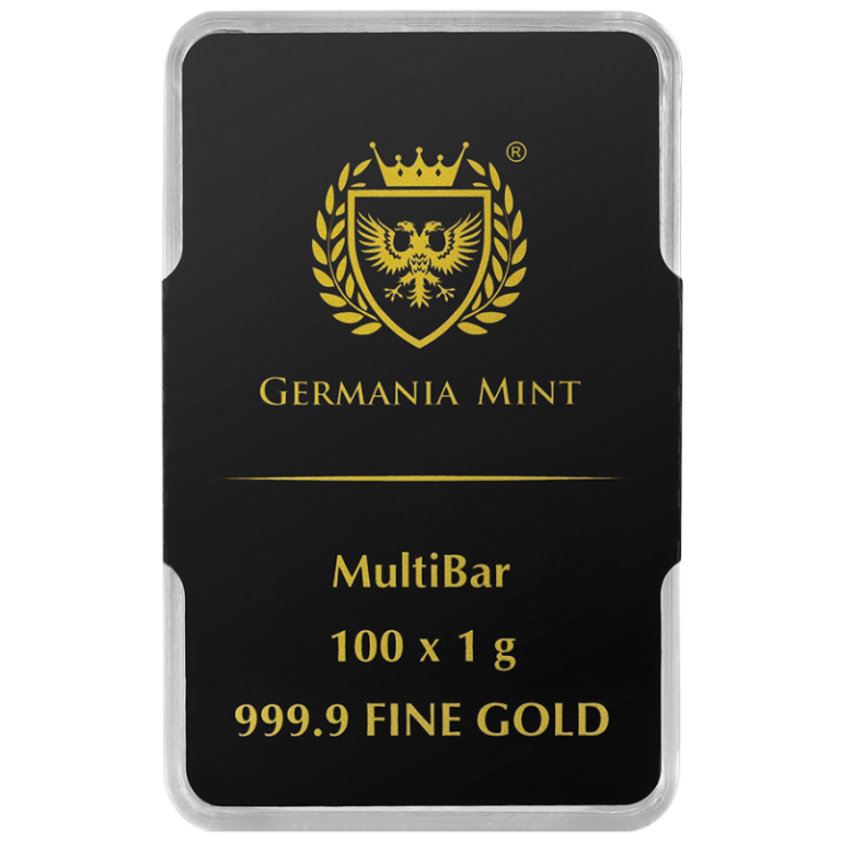 Germania Mint Gold Multibar 100g - Bullion Now