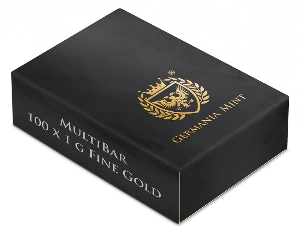 Germania Mint Gold Multibar 100g - Bullion Now