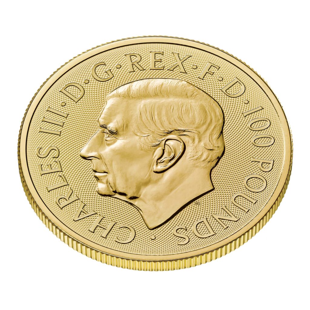 2025 Royal UK Mint Gold Tudor Beast Greyhound of Richmond 1oz Coin ...