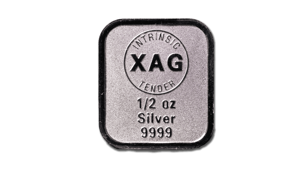 Intrinsic Tender Silver XAG Elemental Minted Bar 1/2oz - Bullion Now