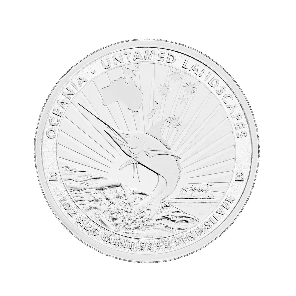 2025 ABC Silver Untamed Landscapes Sailfish Coin 1oz - Bullion Now