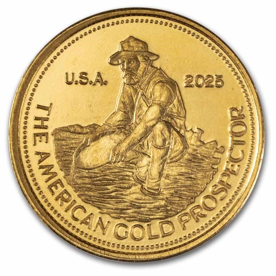 2025 Engelhard Gold Prospector Round 1/10oz - Bullion Now