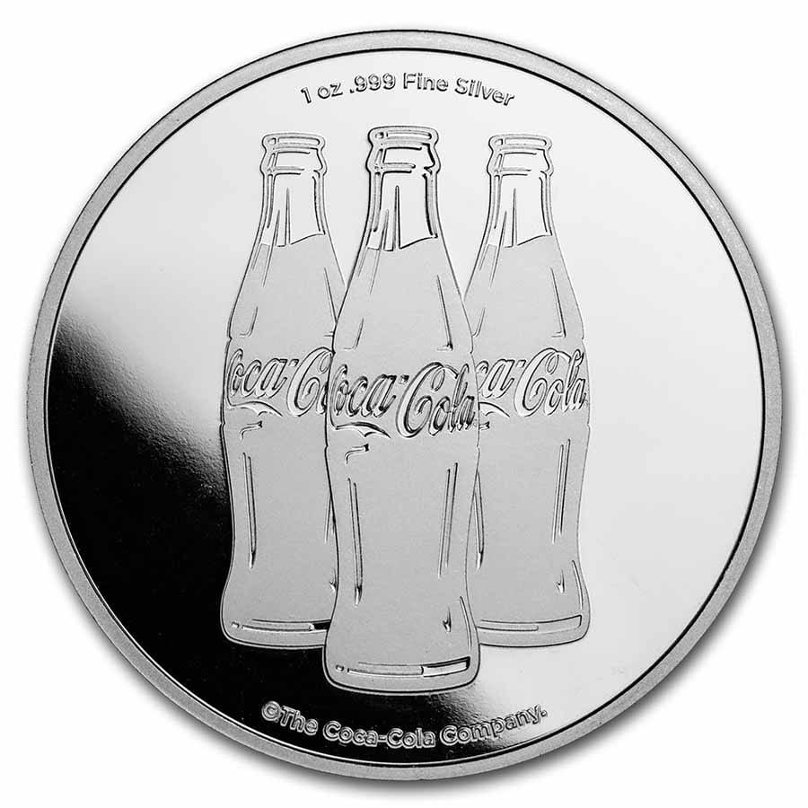 Silver Coca Cola Round 1oz - Bullion Now