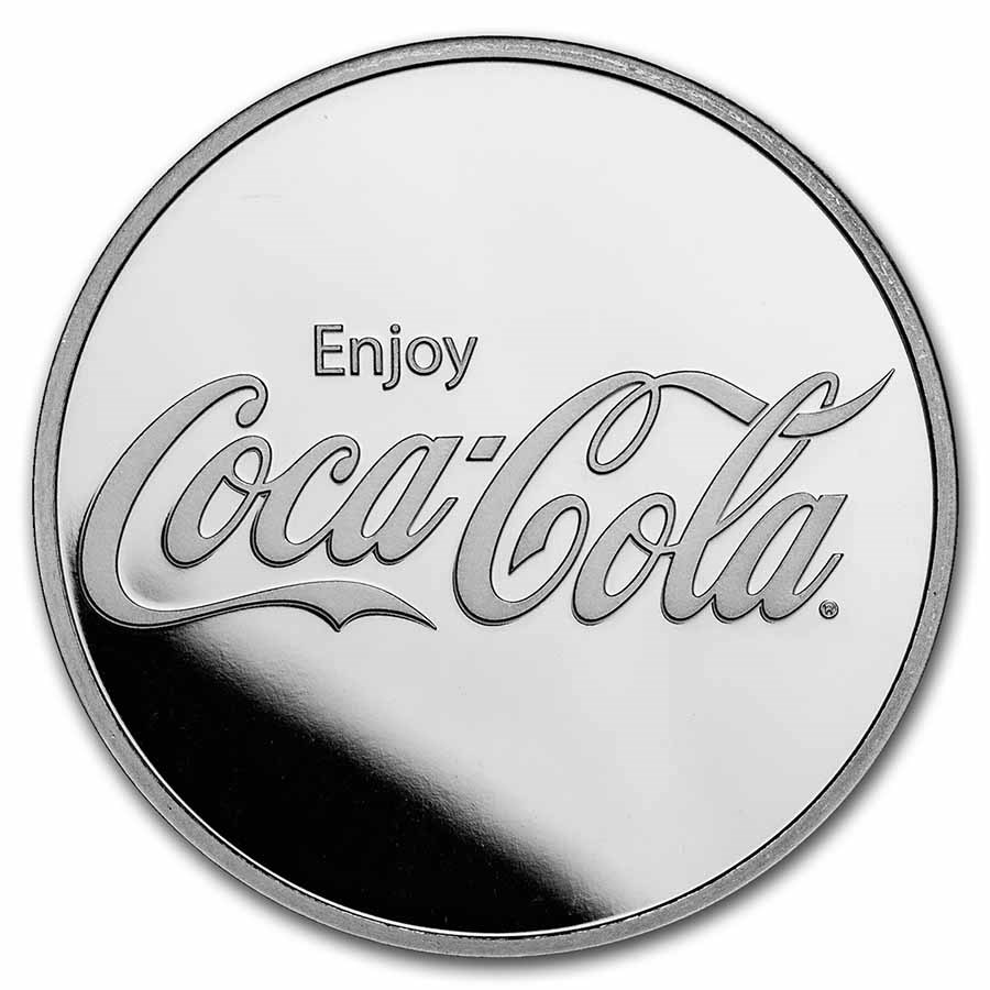 Silver Coca Cola Round 1oz - Bullion Now